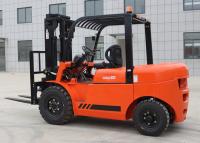 China 4 Wheel Diesel Powered Forklift 5 Tons Lifting Height 3m for sale