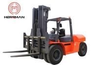 China 10 Tons Lifting Height 3m Diesel Powered Forklift Load Center 600mm for sale