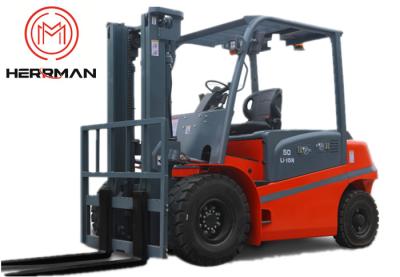 China 5 - 6 Ton Lithium Powered Forklift Counterbalance Lift Height 3m for sale