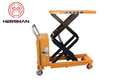 China Semi Electric Mobile Lifting Platform 300 - 1000kg Capacity for sale