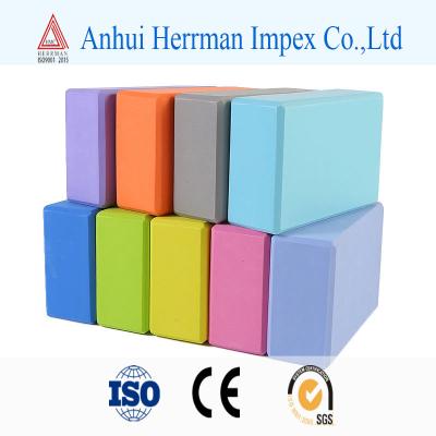 China Anti Slip High Density Custom Fitness TPE Yoga Block for sale