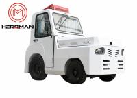 China 25Ton White Electric Luggage Tractor With Lithium Iron Phosphate Battery for sale