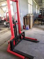 China Manual Pallet Stacker With Wide Support Leg Capacity 1000kg for sale
