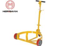 China The Low Level Manual Oil Drum Trailer In Hand To Push for sale
