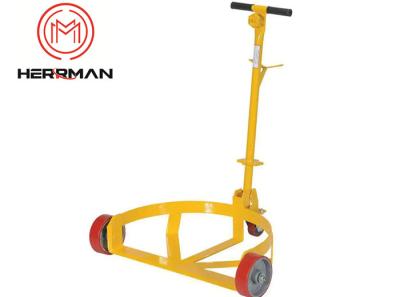 China The Low Level Manual Oil Drum Trailer In Hand To Push for sale