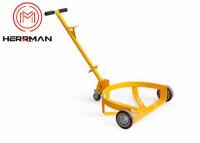 China The Low Level Manual Oil Drum Trailer In Hand To Push for sale