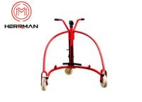 China Manual Hydraulic Oil Drum Trolley Suitable For Iron And Plastic Drum Capacity 350kg for sale
