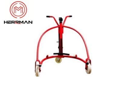 China Manual Hydraulic Oil Drum Trolley Suitable For Iron And Plastic Drum Capacity 350kg for sale