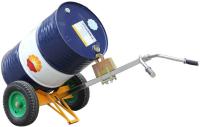 China Yellow 450kg Oil Drum Hand Pallet Trolley Walking Type for sale