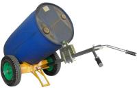 China Yellow 450kg Oil Drum Hand Pallet Trolley Walking Type for sale