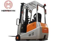 China Capacity 1000 - 1500kg 3 Wheel Electric Forklift Lifting Height 3000 - 4500mm for sale