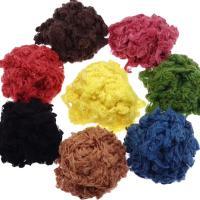 China Raw White / Yellow Viscose Staple Fiber 1.2D 1.5D For Tulle Fabric for sale