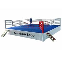 China 6 X 6 X 0.5m PVC Ropes Cover Posts Transportable Padding Used Boxing Ring Training for sale