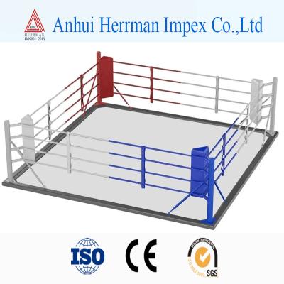 China Customized Floor Boxing Fighting Ring Thai MMA Boxing Training Competition for sale