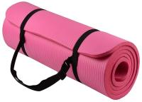 China 70 Density 800g Non Slip Exercise Mat With Carrying Strap for sale
