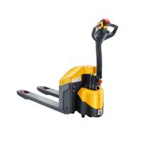 China 4.8km/H 180mm Height 1500kg Electric Riding Pallet Jack for sale