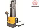 China 1ton 1.2ton 1.5ton 2200lbs 3300lbs 1.6m 2.5m 3m Full Electric Pallet Walkie Straddle Stacker for sale