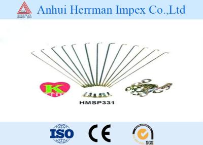 China 55 - 310mm Length Bicycle Spare Parts Bicycle Spokes 8 - 15G Thickness for sale