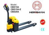 China CQC 1500kg Lithium Battery Powered Electric Pallet Stacker Truck for sale