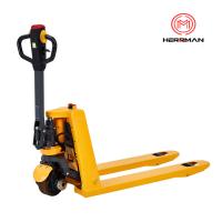 China 1.5t 3300lbs Li Ion Electric Powered Pallet Truck With Emergency Switch for sale