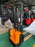 China 2200~3300lbs / 1.6~3 metersElectric Pallet Stacker Walke Type 24V Lead Acid Battery for sale