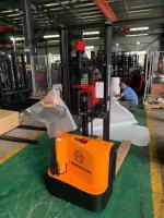 China 2200~3300lbs / 1.6~3 metersElectric Pallet Stacker Walke Type 24V Lead Acid Battery for sale