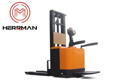 China Building Material Standing Typ Electric Pallet Stacker DC Motor for sale