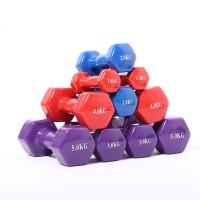 China Weightlifting Body Building Vinyl Coated  Barbell Set Rolling Prevention for sale