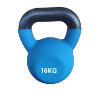 China Weight Training Competition Neoprene Dipping Iron Gym Kettlebell for sale