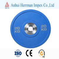 China Vinyl Coated Barbell Color Hi Impact Rubber Crumb Plates for sale