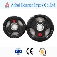 China Olympic  Rubber Coat Weightlifting Bumper Plate Set for fitness center for sale