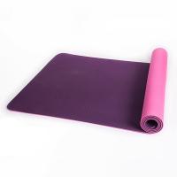 China Double Sided Coated  TPE Yoga Mats Tight Knit  Delicate Texture for sale