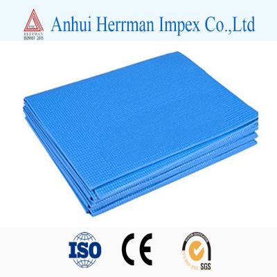 China Eco Friendly 0.4mm Thick  Tri Folding Yoga Mats For Traveling for sale