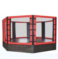 China Heavy Guage Mma Octogone Fighting Cage Panel Hexagon For  Training Competitions for sale