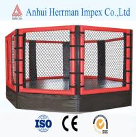 China Heavy Guage Mma Octogone Fighting Cage Panel Hexagon For  Training Competitions for sale