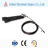 China Adjustable Fitness PVC Gym Handle High Speed Skipping Jump Rope With Logo for sale