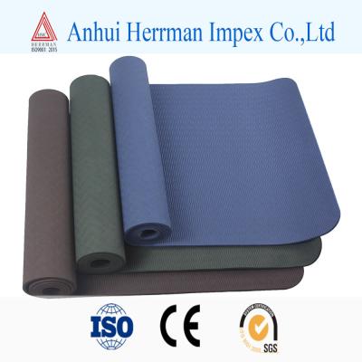 China Eco Friendly Natural Rubber Yogamat Organic Non Slip Pu Natural Rubber Yoga Mat for sale