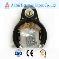 China Horseshoe Steel Unbreakable Bike Wheel Lock for sale