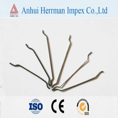 China Anti Crack Hooked Steel Fiber From 1100 To 2850 MPa for sale