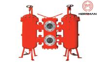 China SDRLF Hydraulic  Large Flow Double Barrel Oil Return Filter for sale