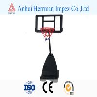 China 1.58M Adjustable Movable Basketball Ring , Portable Basketball Base for sale