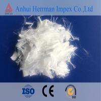 China 19mm Length Asphalt Bitumen Concrete Reinforcement Polyester Pet Fibre for sale