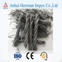 China PP Fiber Bunchy Form Poly Staple Fiber For Concrete for sale