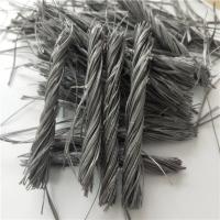China PP Fiber Bunchy Form Poly Staple Fiber For Concrete for sale