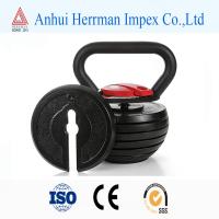 China Iron Grip Handle Vinyl Neoprene Changing Weight  Gym Kettlebell Set for sale