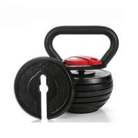 China Iron Grip Handle Vinyl Neoprene Changing Weight  Gym Kettlebell Set for sale