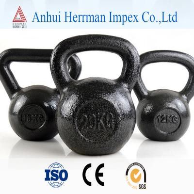 China Bodybuilding  Custom Portable 40KG Competition Kettle Bell Cast Iron for sale