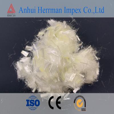 China Concrete Construction Synthetic PVA Poly Staple Fiber For Cement Roofing Sheet for sale