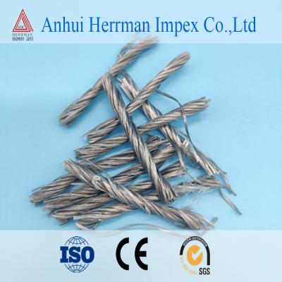 China 50mm Length Polypropylene Poly Staple Fiber Twisted Bunchy Form for sale
