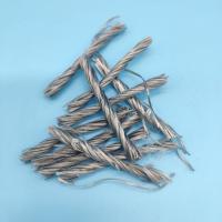 China 50mm Length Polypropylene Poly Staple Fiber Twisted Bunchy Form for sale